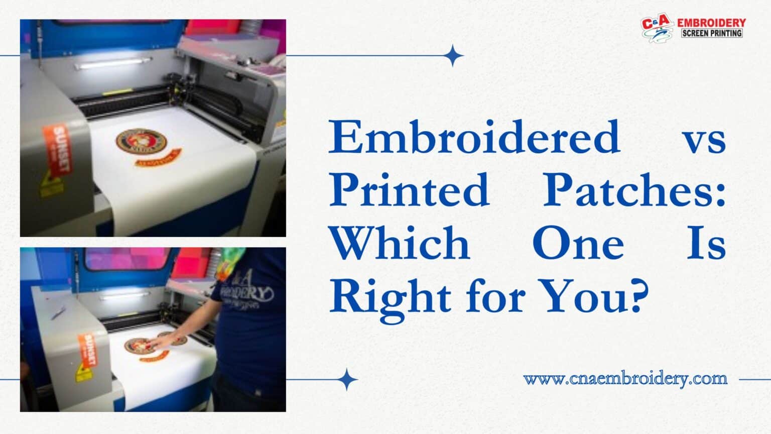 How to Choose Between Embroidered and Printed Patches
